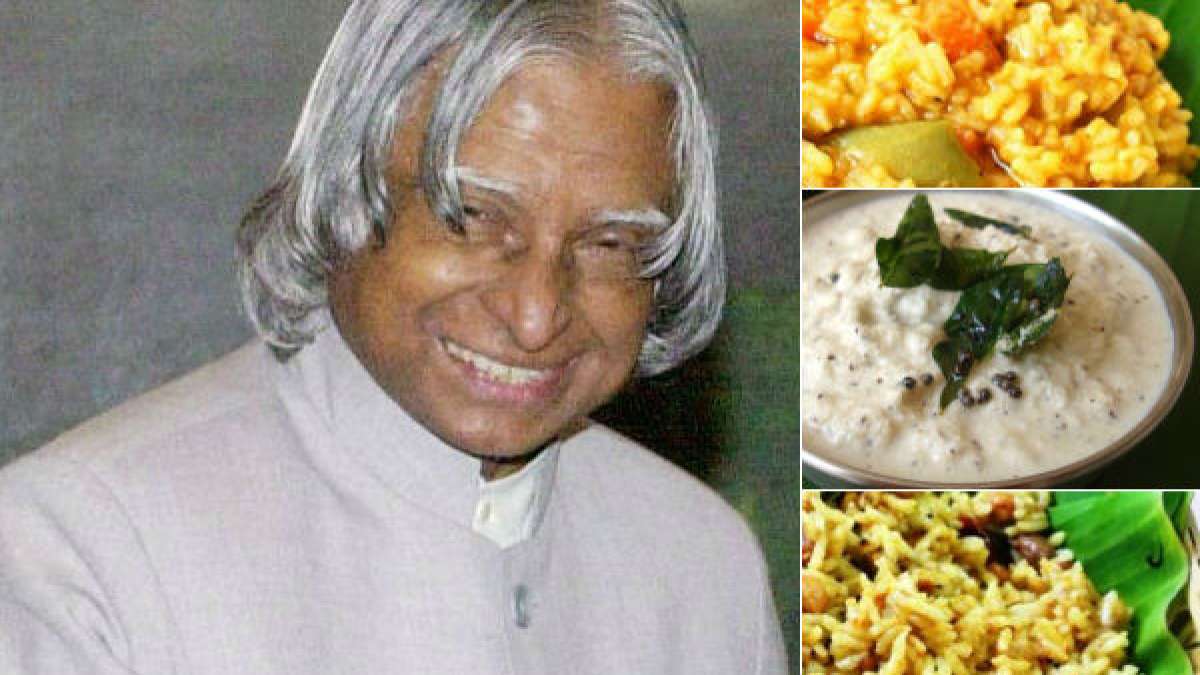 கலாமுக்கு பிடித்த சாம்பார் சாதம், தேங்காய் சட்னி, புளியோதரை | Sambar ...