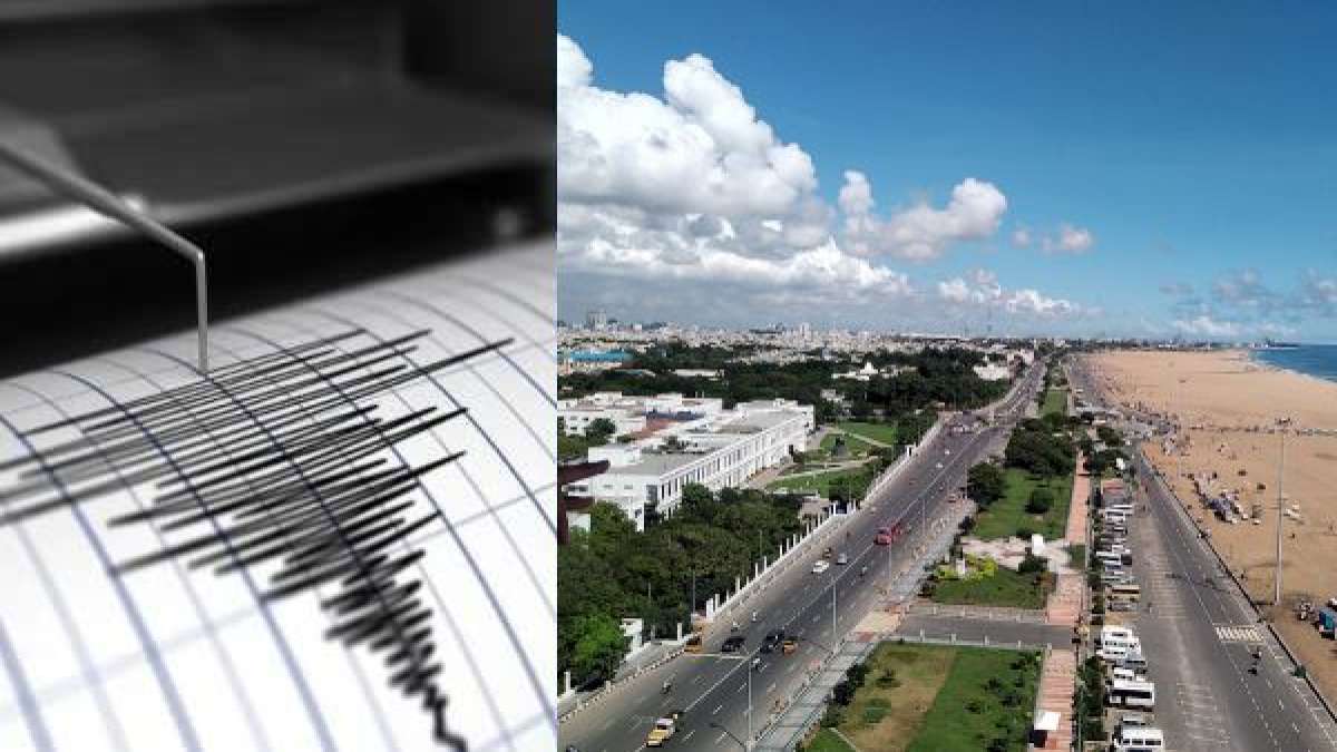 குலுங்கிய கட்டிடம்..அண்ணா சாலையில் நில அதிர்வு..சென்னைவாசிகள் அதிர்ச்சி ...