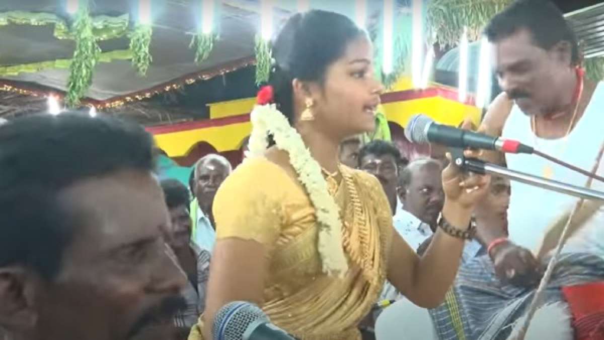 வில்லிசை கலையில் விஸ்வரூபம் எடுத்த 19 வயது "வில்லுப்பாட்டு மாதவி ...