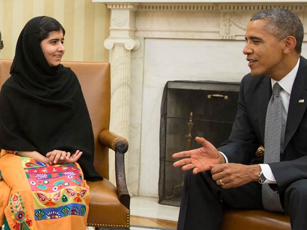 அமைதிக்கான நோபல் பரிசு பெற்ற கைலாஷ், மலாலாவுக்கு ஒபாமா வாழ்த்து | Obama ...