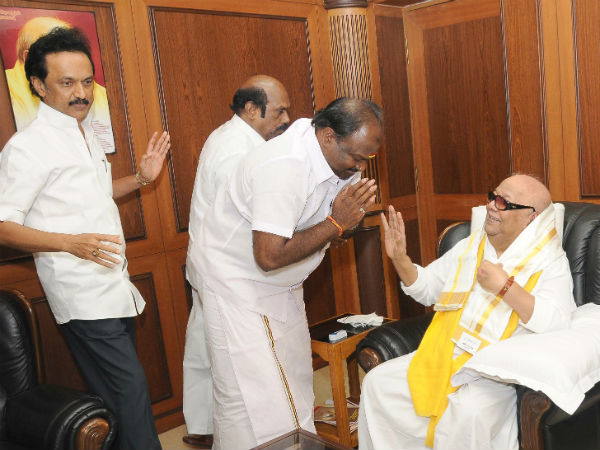 ம.தேமுதிக சந்திரகுமார், பார்த்திபன், சேகர், ரவீந்தரனுக்கு திமுகவில் ...