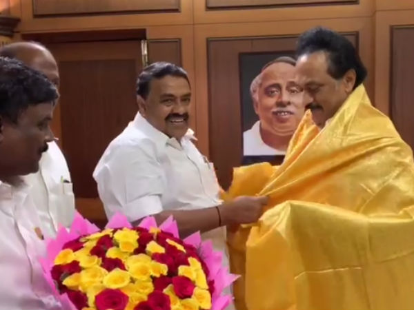 அதிமுகவில் சீட் இல்லை.. ஸ்டாலினை சந்தித்து ஆதரவு அளித்த ராஜகண்ணப்பன் ...