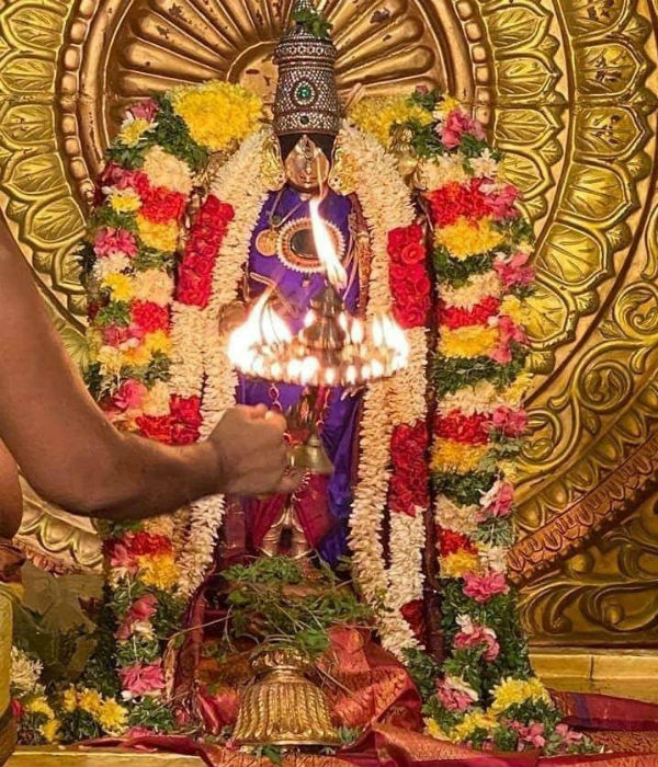 அழகர் கோவில் ஆடித்திருவிழா - தங்கக்குதிரை வாகனங்களில் எழுந்தருளிய ...