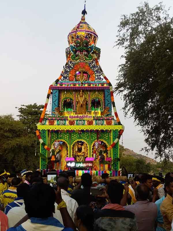ஏழு ஊர் சப்பரம் திருவிழா... டி.கல்லுப்பட்டியில் முத்தாலம்மனை தரிசிக்க ...