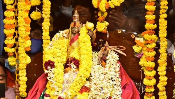 ஆரியங்காவு தர்மசாஸ்தா அன்னை புஷ்கலா தேவி திருக்கல்யாணம் கோலாகலம் ...