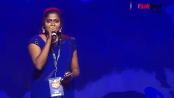 கணீர் குரலால் அம்பேத்கர் பாடலை அனல் பறக்க செய்த இசைவாணி.. அரண்டு போன ...