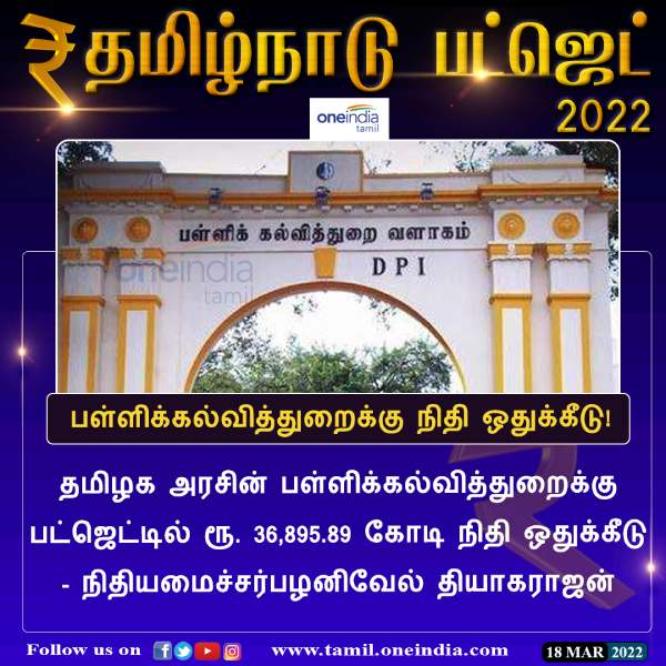 தமிழக பட்ஜெட்டை தாக்கல் செய்த நிதியமைச்சர் பிடிஆர்! என்னென்ன திட்டங்கள் ...