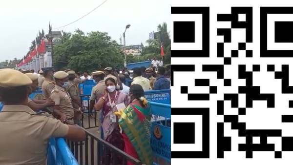 மெட்ரோ ரயில் நிலையங்களை போல் நவீன நுழைவுவாயில்.. QR code அடையாள ...