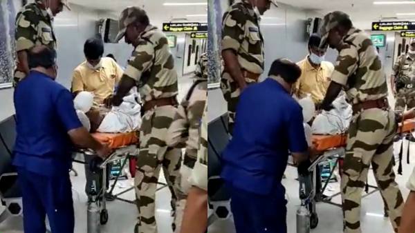 சென்னை ஏர்போர்ட்டில் பரபரப்பு.. திடீரென விழுந்து துடித்த பயணி.. சட்டென ...