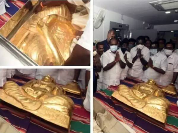 தேவர் தங்க கவசம்! உரிமைகோரும் ஓபிஎஸ் & எடப்பாடி! திடீரென பொறுப்பாளரையே ...