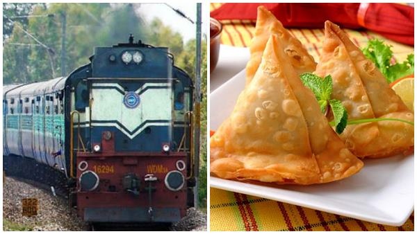 ரயில் பயணிக்கு வழங்கப்பட்ட சமோசா.. என்ன இது! பான்பராக் பேப்பரா ...