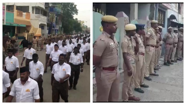 குழப்பத்துக்குப் பின் 3 மாவட்டங்களில் பேரணி நடத்திய ஆர்.எஸ்.எஸ் ...