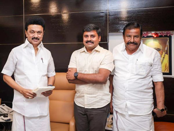 அமைச்சர் கே.என்.நேரு மகன் பிறந்தநாள்! ஸ்டாலினிடம் பவ்யமாக வாழ்த்து ...