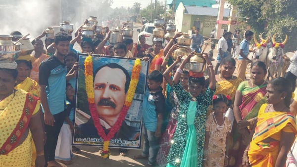 பென்னி குவிக்..தென்மாவட்ட மக்களின் குலசாமி..பொங்கல் வைத்து நன்றிக்கடன் ...