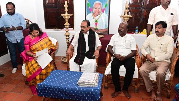 கலிங்கப்பட்டியில் நடைபெற்ற வளைகாப்பு விழா! அப்படியே வைகோ வீட்டுக்கு ...