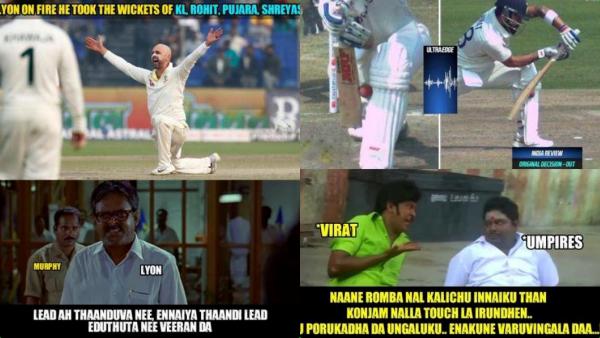 வீரவசனம் பேசும் ”லயன்”.. வடிவேலுவாக புலம்பும் விராட் கோலி.. மீம்ஸ் ...