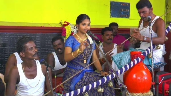 வில்லிசை கலையில் விஸ்வரூபம் எடுத்த 19 வயது "வில்லுப்பாட்டு மாதவி ...