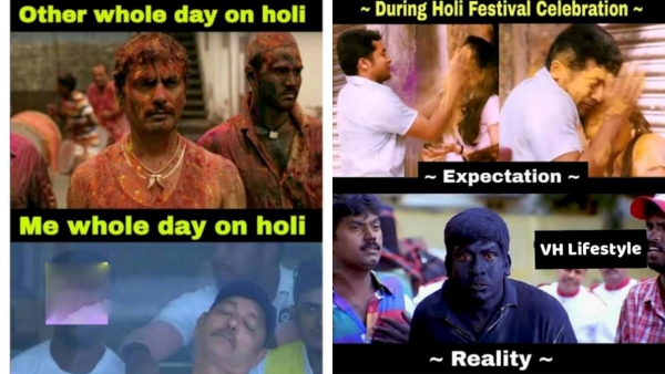 இன்னைக்கு ஹோலி கொண்டாடுறவங்களாம் யாருனு நெனச்ச.. ஸ்கூல்ல இங்க் பேனாவுல ...