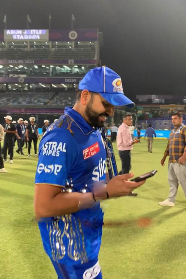 கடைசி பாலில் மும்பை த்ரில் வெற்றி.. நகம் கடித்த ரோகித்.. சத்தமாக கத்திய ...