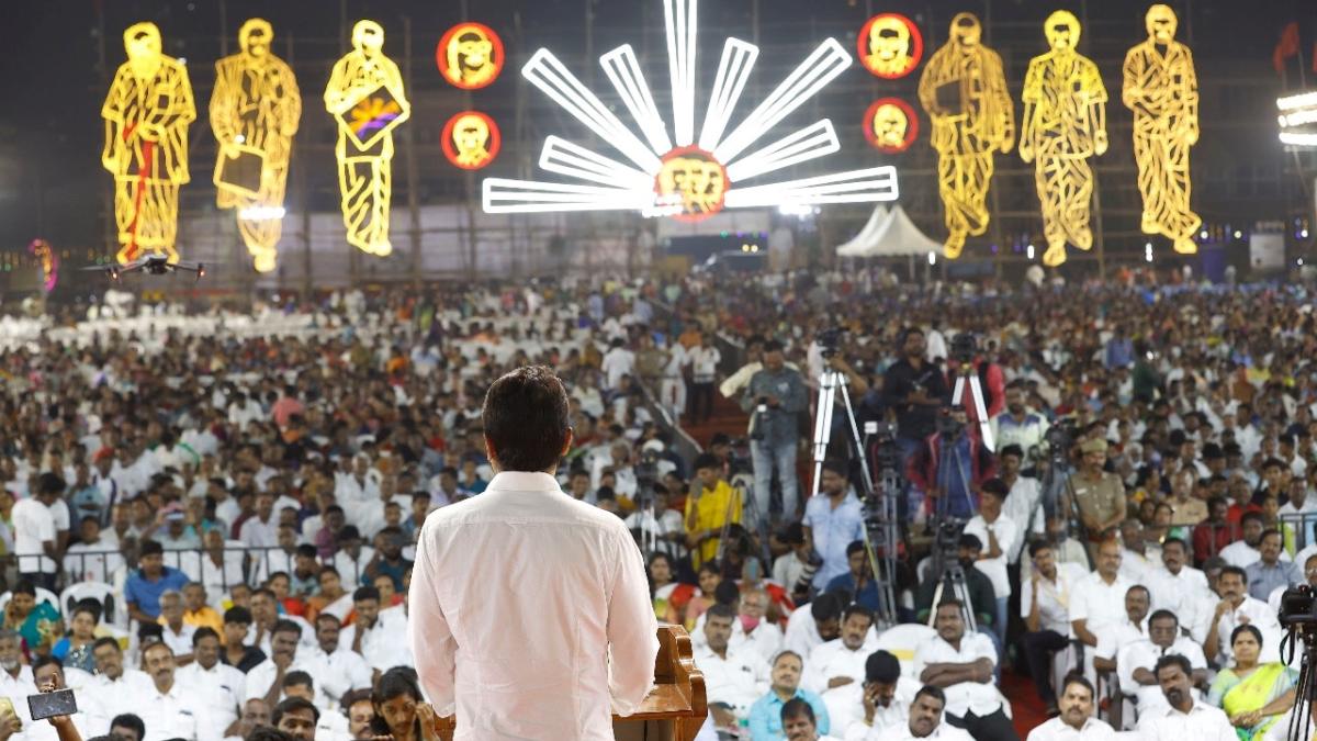 தமிழ்நாடு முழுவதும் 1,222 இடங்களில் சாதனை விளக்கப் பொதுக்கூட்டங்கள் ...