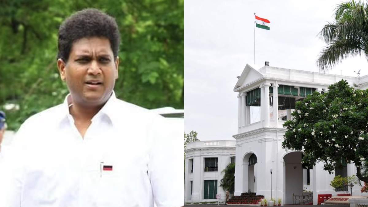 கேசுவலாக ஜீன்ஸில் அமைச்சர் பதவியேற்க வந்த டி.ஆர்.பி.ராஜா! கண்டும் ...