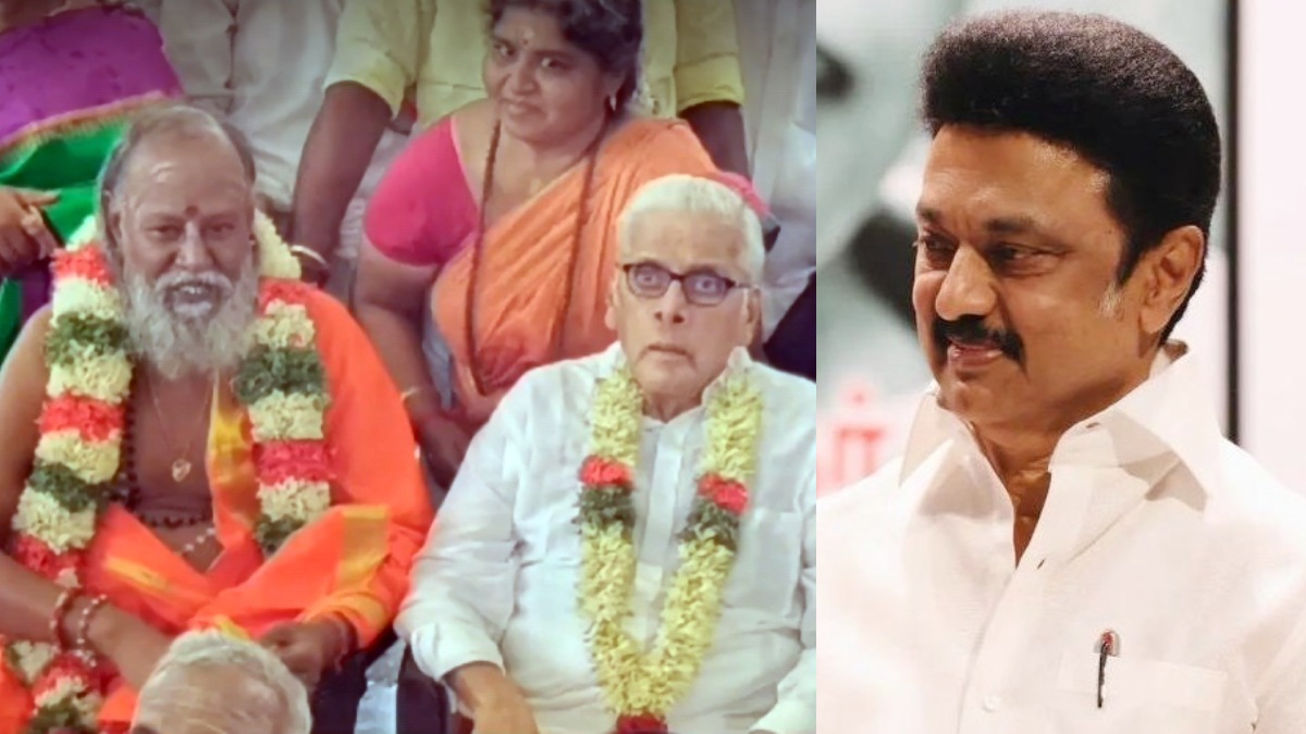 இவர் தான் முதல்வர் ஸ்டாலினின் சம்பந்தி! பழனி ஆசிரமத்தில் ஆசி பெற்ற ...