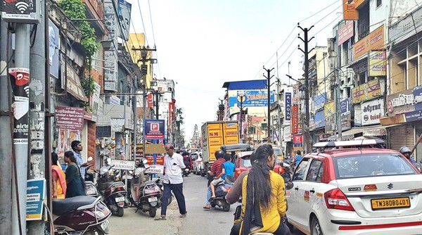 கோவையின் முக்கிய பகுதியில் பார்க்கிங் சிஸ்டத்தில் அதிரடி மாற்றம் ...