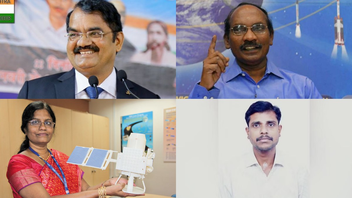 சந்திரயான்: மயில்சாமி அண்ணாதுரை, சிவன், வனிதா முத்தையா, வீரமுத்துவேல் ...