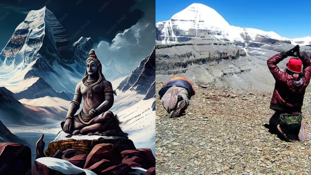 "சிவனின் இருப்பிடம்.." யாராலும் ஏறவே முடியாத கைலாய மலை.. "கறுப்பு ...