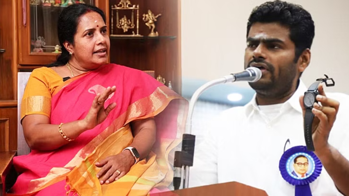 அண்ணாமலையும் நானும் அக்கா - தம்பி போல.. பலமாக சிரித்த வானதி.. எந்த ...