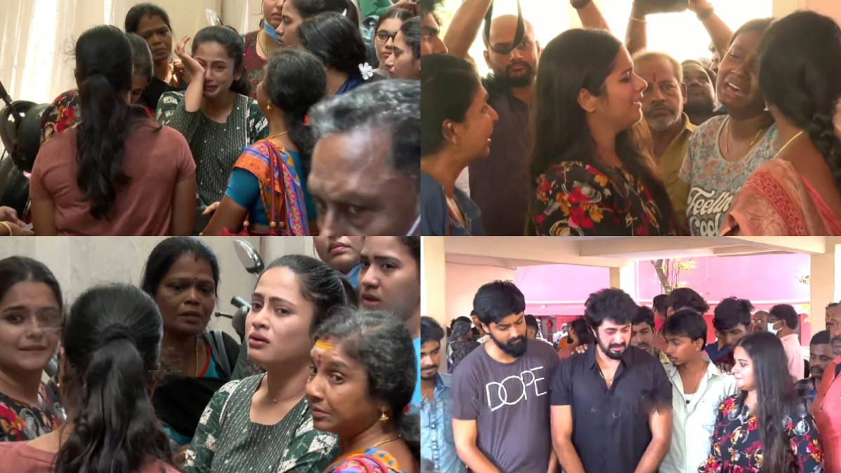 மாரிமுத்துவின் உடல் பக்கத்திலேயே கதறி அழும் எதிர்நீச்சல் குடும்பம் ...