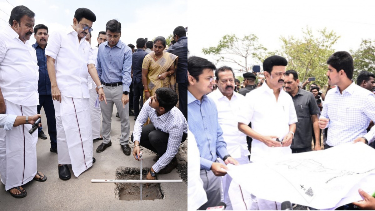 காரை நிறுத்தச் சொல்லி கோவையில் திடீரென சாலையில் இறங்கிய முதல்வர் ...