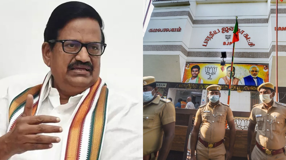 காங்கிரஸ் ஆர்ப்பாட்டம் நடக்கும் இடம் திடீர் மாற்றம்.. பாஜக அலுவலகம் ...