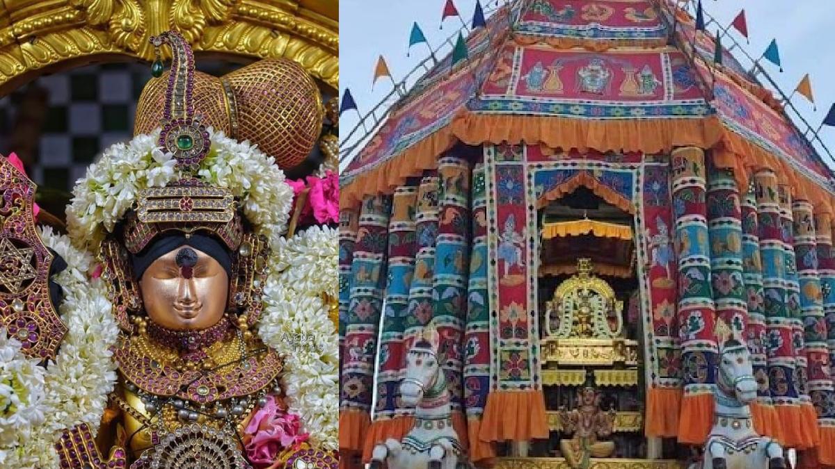 சூரசம்ஹாரம்.. சிக்கலில் அன்னை பார்வதியிடம் வேல் வாங்கும் சிங்கார வேலர் ...