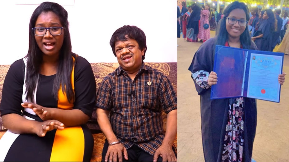 +2 தேர்வில் நடிகர் கிங்காங் பொண்ணு பெற்ற மதிப்பெண் இவ்வளவா? தந்தையின் ...